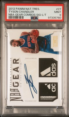 2012-13 National Treasures NBA Gear #27 Tyson Chandler Adidas Patch ...