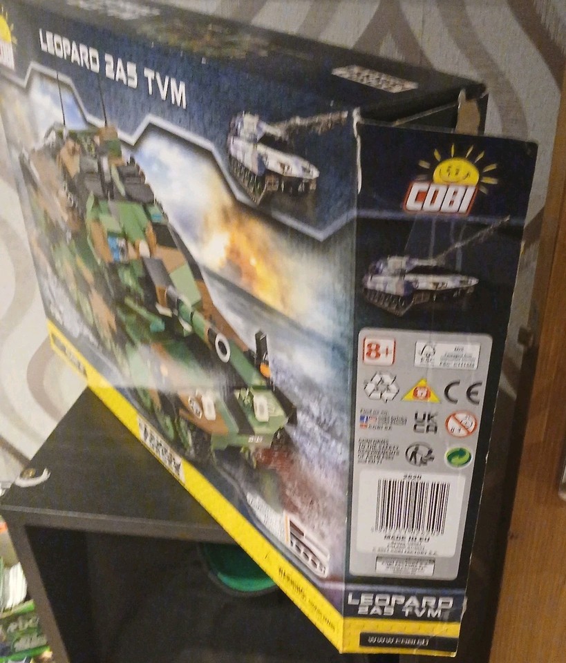 COBI-2620 Armed Forces Leopard 2A5 TVM TES Model Tank Building Bricks ...