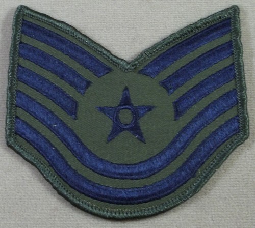 US Air Force Subdued Large Sleeve Rank Insignia Technical Sergeant ...