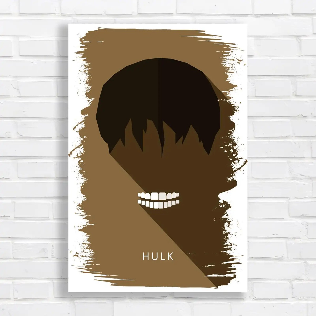 Hulk Minimalism Art Captain America Minimalist Movie Print Poster