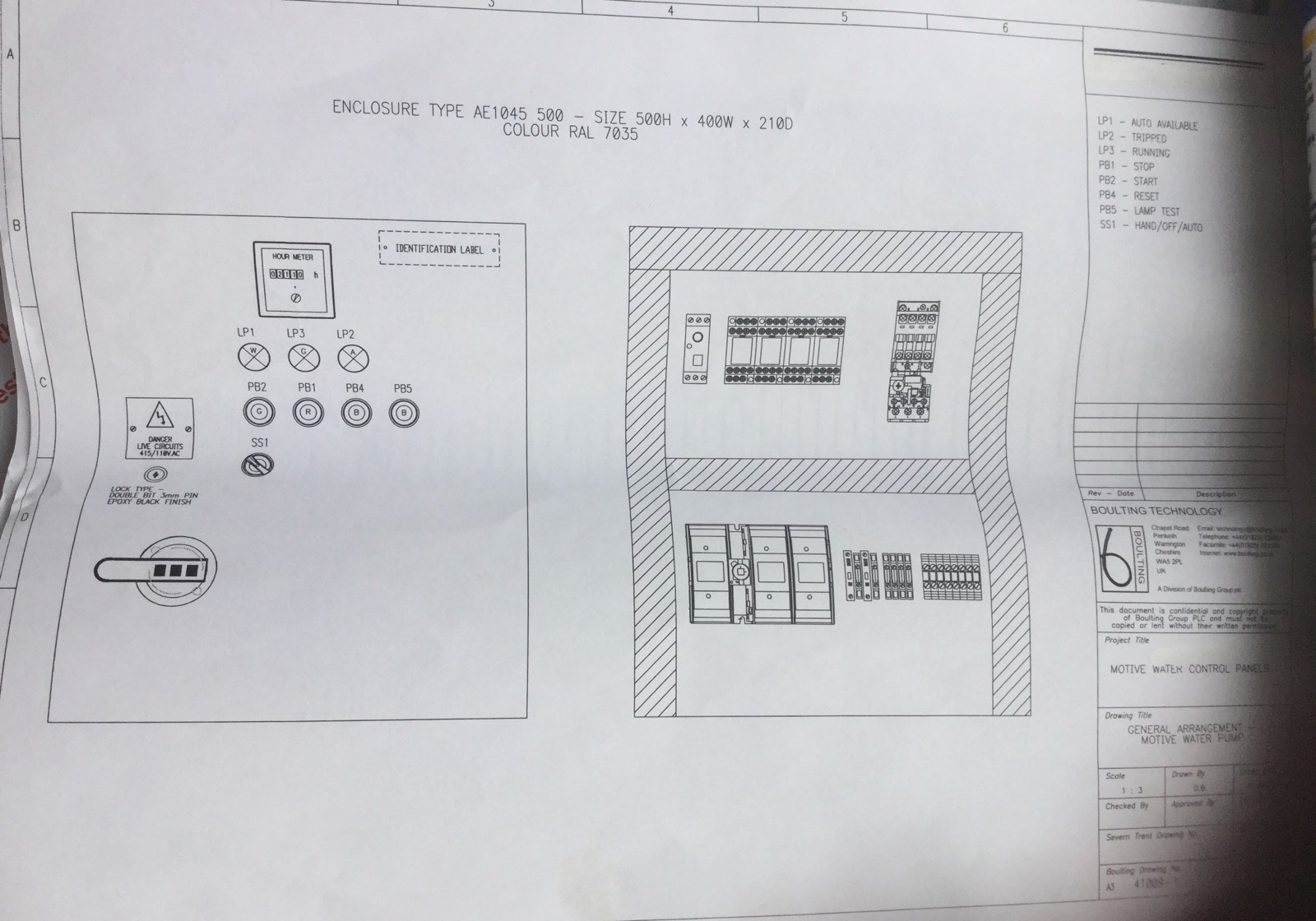 Control Panel Box Enclosure For Motor Pump DOL ASD | eBay Australia