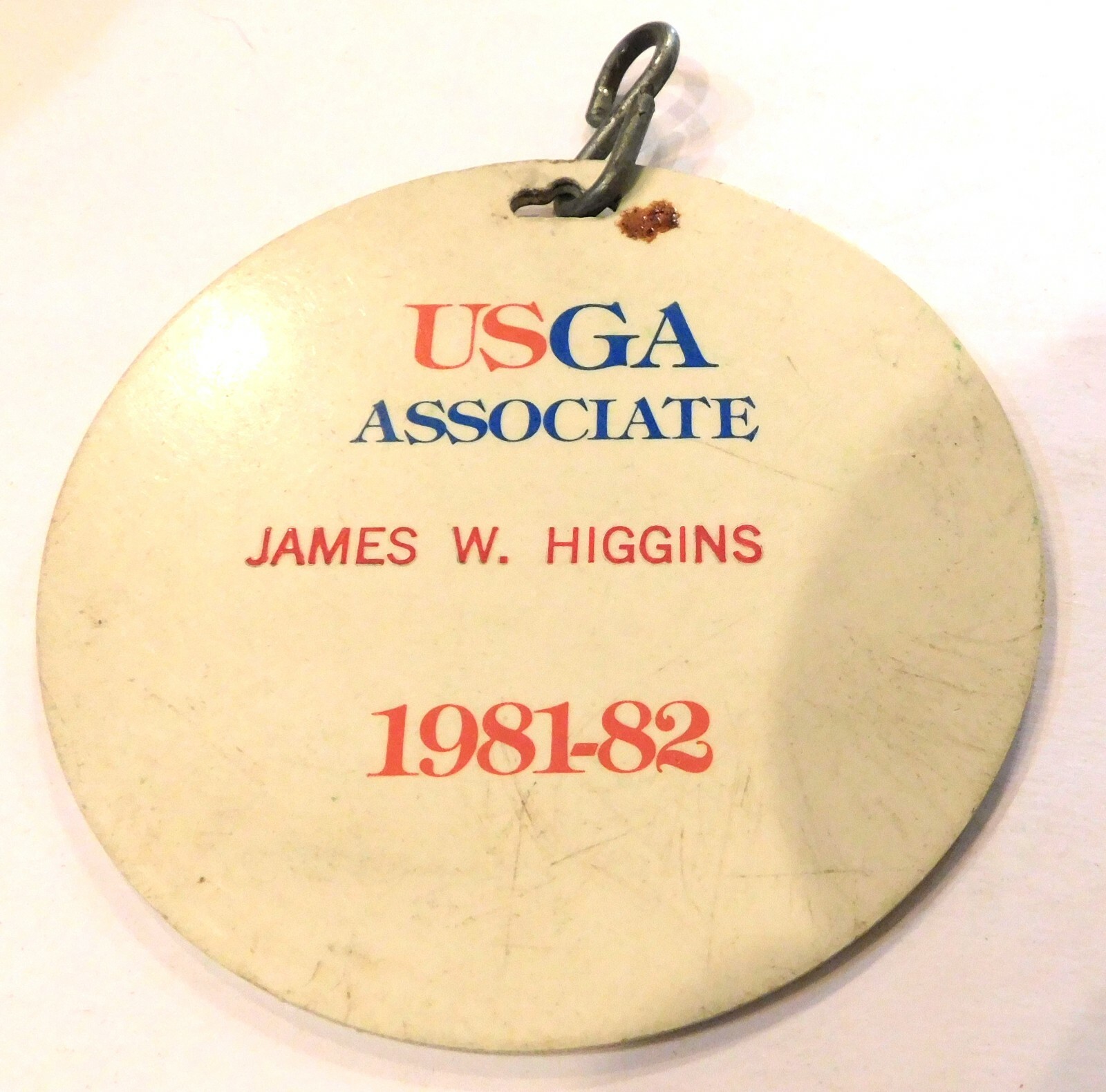 Vintage 1981-82 USGA Associate Golf Bag Tag | eBay