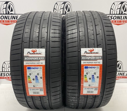 2 X 255 35 20 POWERTRAC ECOSPORT 255/35R20 102Y XL M+S TYRES C&B LABELS ...