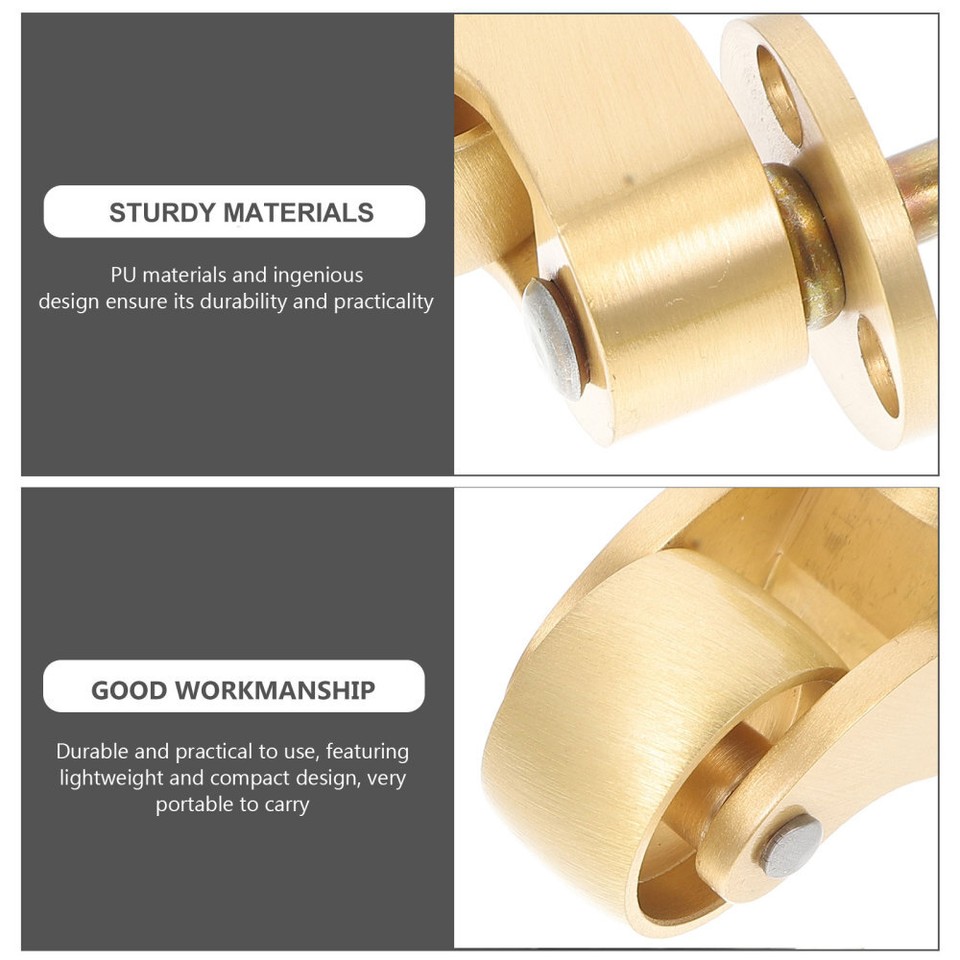 2 Pcs Universal Caster Stem Universal Stem Caster Wheels Sturdy Brass ...