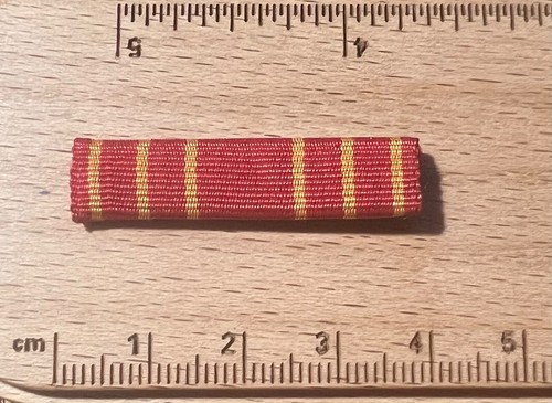 Yugoslav ribbon for Order of Courage SFRY Yugoslavia Serbia | eBay