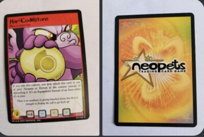 Har Codestone 51/100 Neopets Trading Card Game TCG | eBay