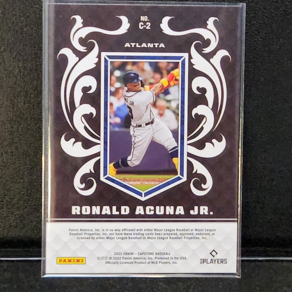 Ronald Acuna Jr 2022 Panini Capstone Crest | eBay