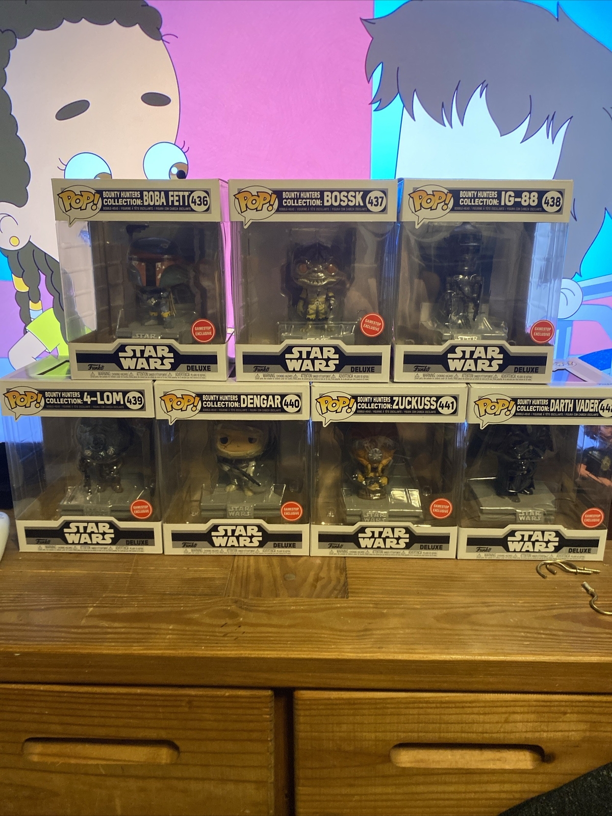 star wars bounty hunter collection funko (complete set) | eBay