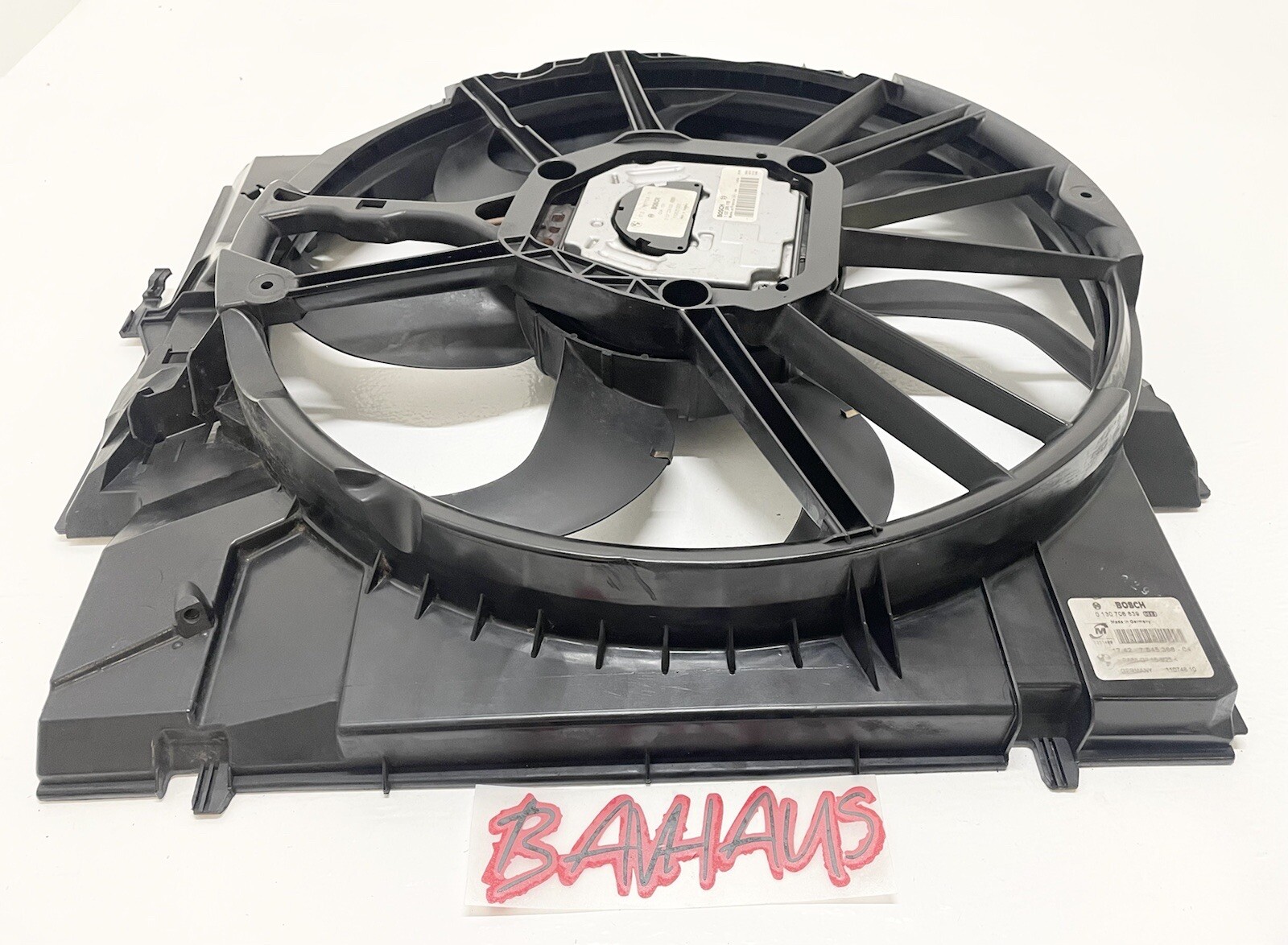 08-16 OEM BMW E90 LCI 335xi N55 Engine Cooling Fan Assembly 17427545366 ...