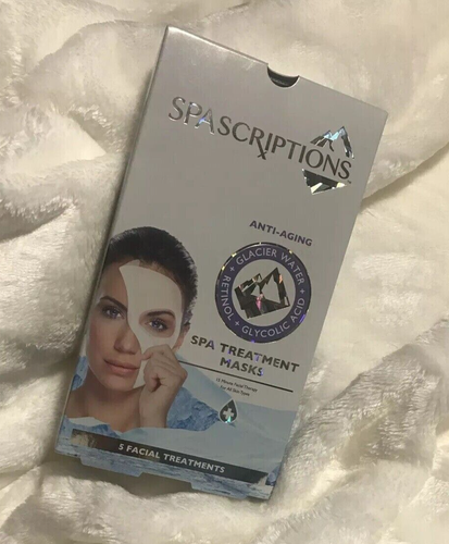 3 Pack ~ Spascriptions Anti-Aging Spa 5 Mask, 3 x 5 = 15 Facial Mask ...