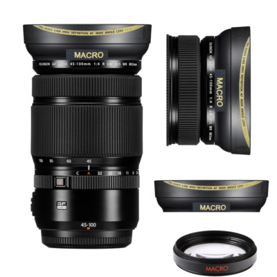 HD 32K WIDE ANGLE LENS MACRO LENS FOR FUJIFILM GF 45-100mm f/4 R LM OIS ...
