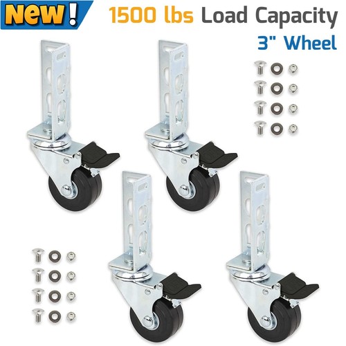 Heavy Duty Swivel Caster Wheel for Garage Metal Shelving Unit Workbench ...