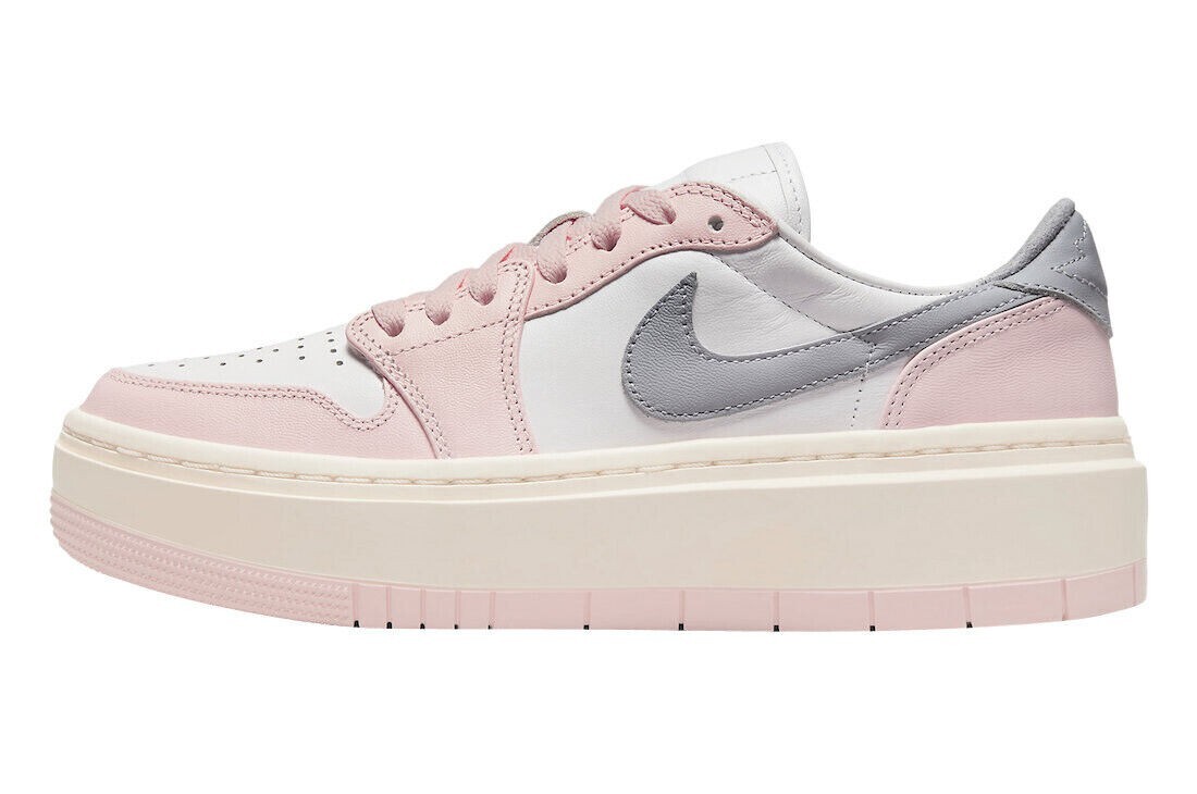 Air Jordan 1 Elevate Low Women's Sz 10 Atmosphere/LT Steel Grey-White ...