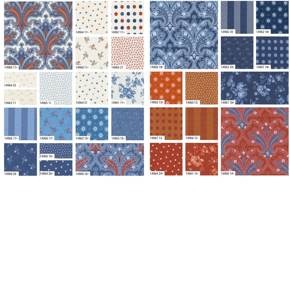 Sunrise Side 31 Fat Quarter Bundle by Minick & Simpson for Moda Fabrics ...