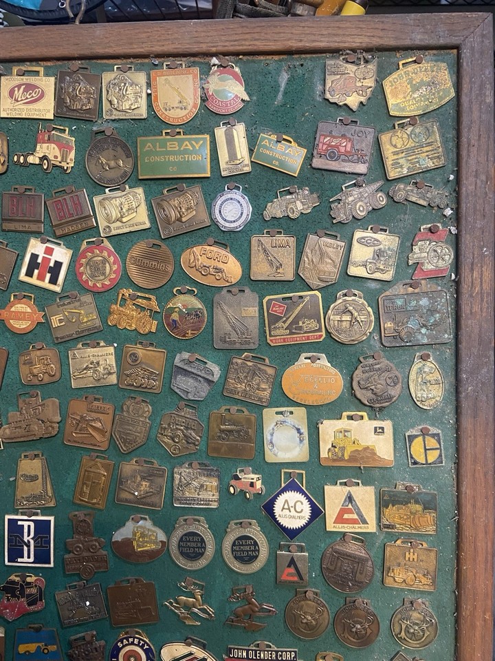 Lot Of 700 Vintage Heavy Equipment Pocket Watch Fobs All Different Case ...