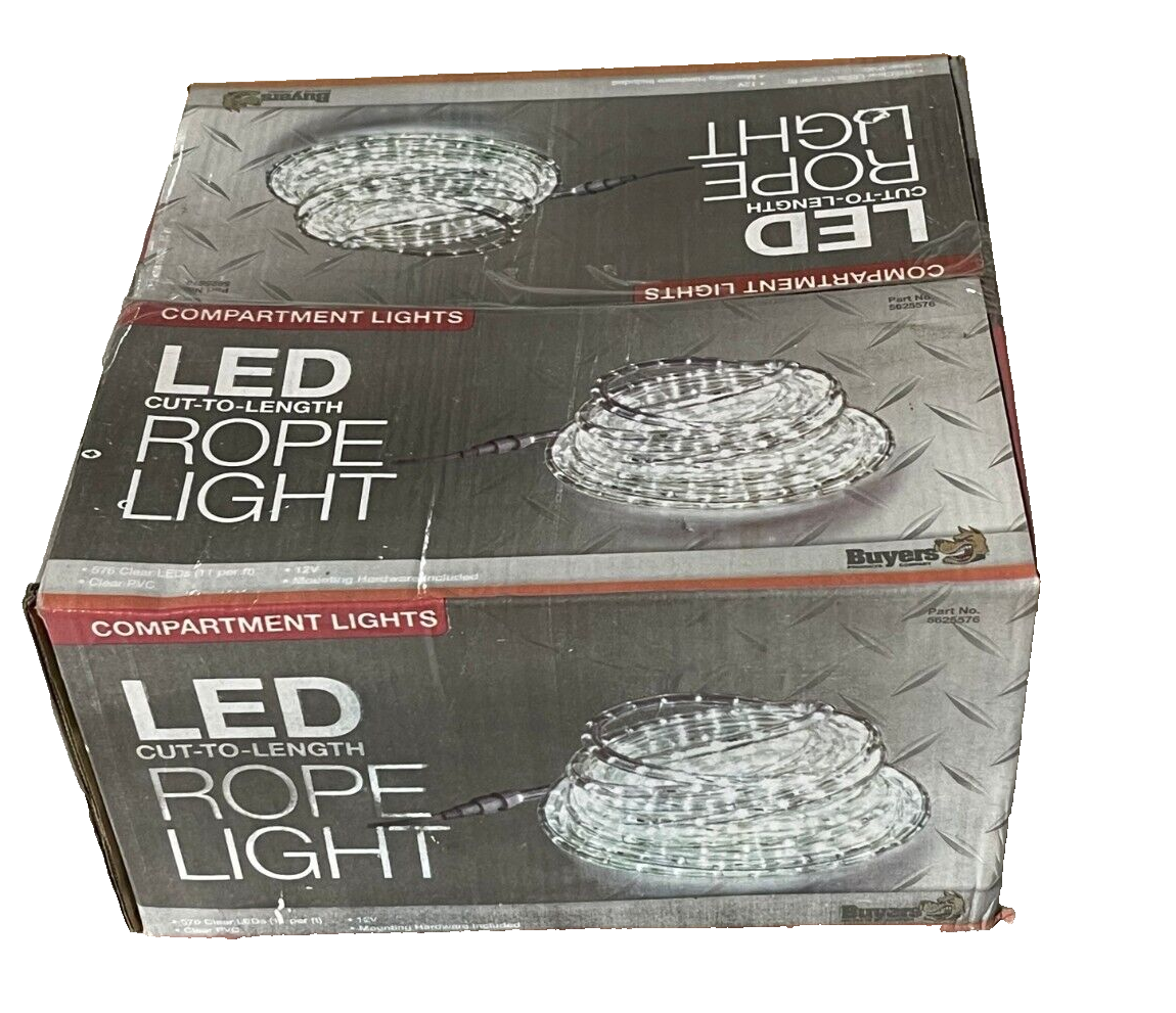 52.5 Feet Led Rope Light 12 Volt Buyers Products 625576 | eBay