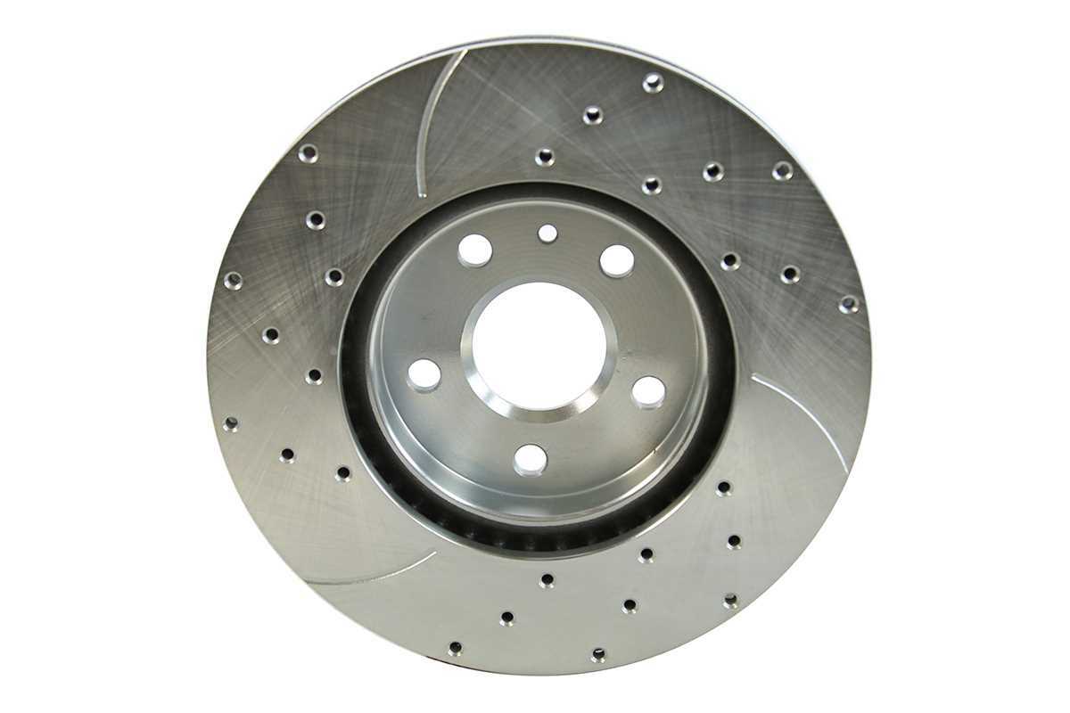 Front Drilled Brake Rotors Pair 2 for Chevy Equinox Malibu Impala GMC ...