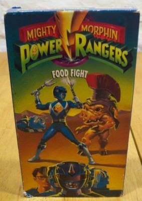 MIGHTY MORPHIN POWER RANGERS FOOD FIGHT VHS VIDEO 1993 780063241731| eBay