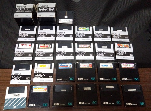 Lot 25 Set FC Disk System Roland Quick Disk for Collectors Rare See ...