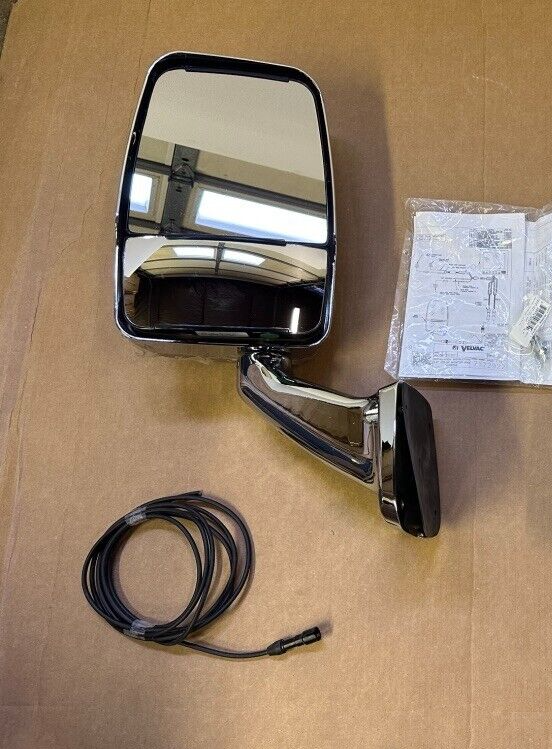 Velvac DRIVER Convex POWER Heat Side Mirror Chrome side mirrors RV 2025 ...