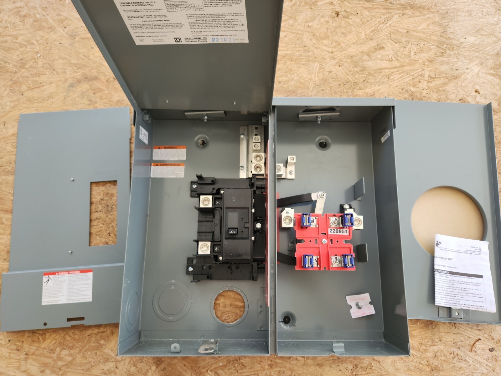 Square D CQRA200 Main Breaker Meter Socket | eBay