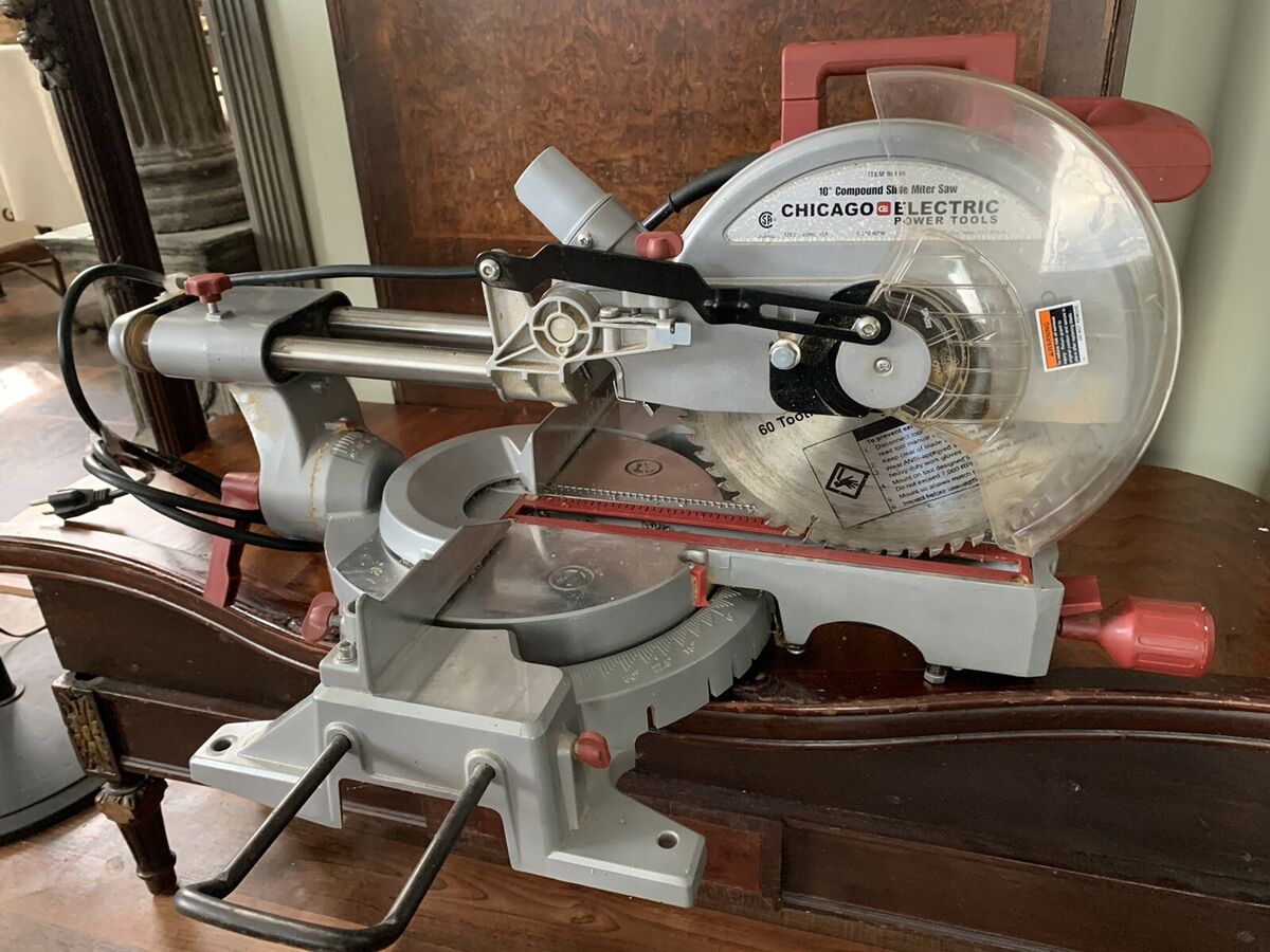 Chicago Electric 10 Miter Saw Chicago Electric Power Tools, 91995, 10"