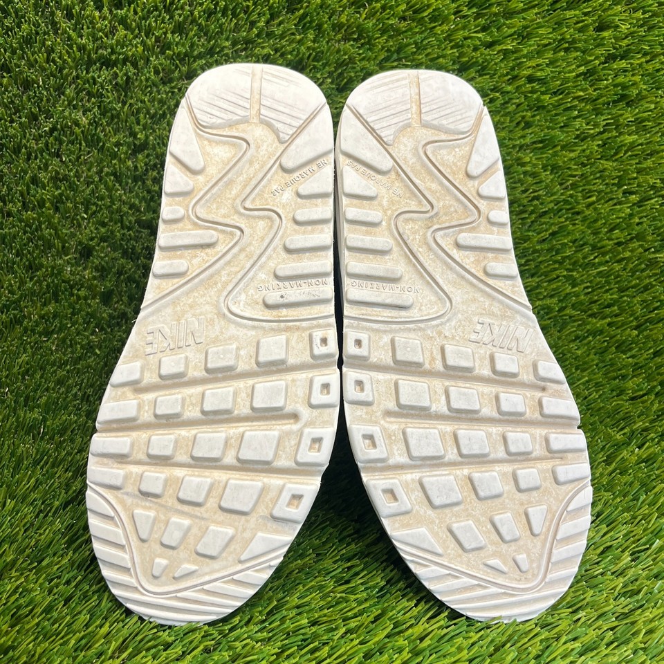 Nike Air Max 90 GS Boys Size 5Y Black White Athletic Running Shoes ...