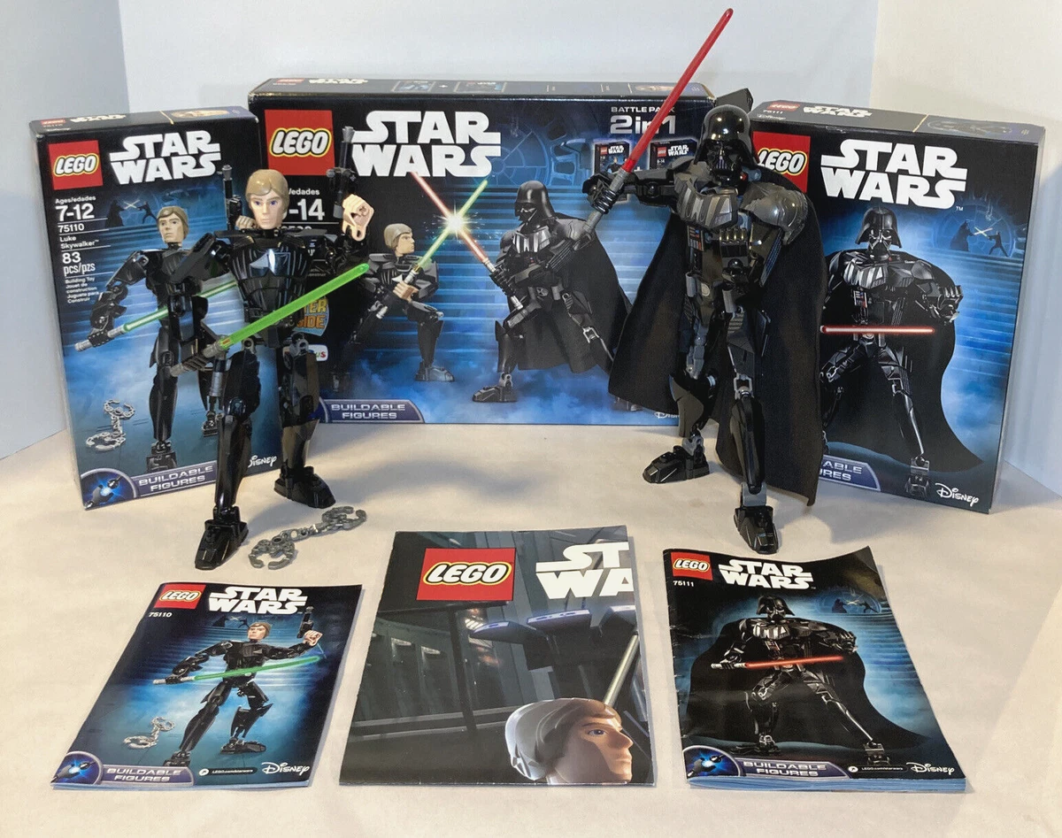 Star Wars Luke Skywalker Vs Darth Vader Lego