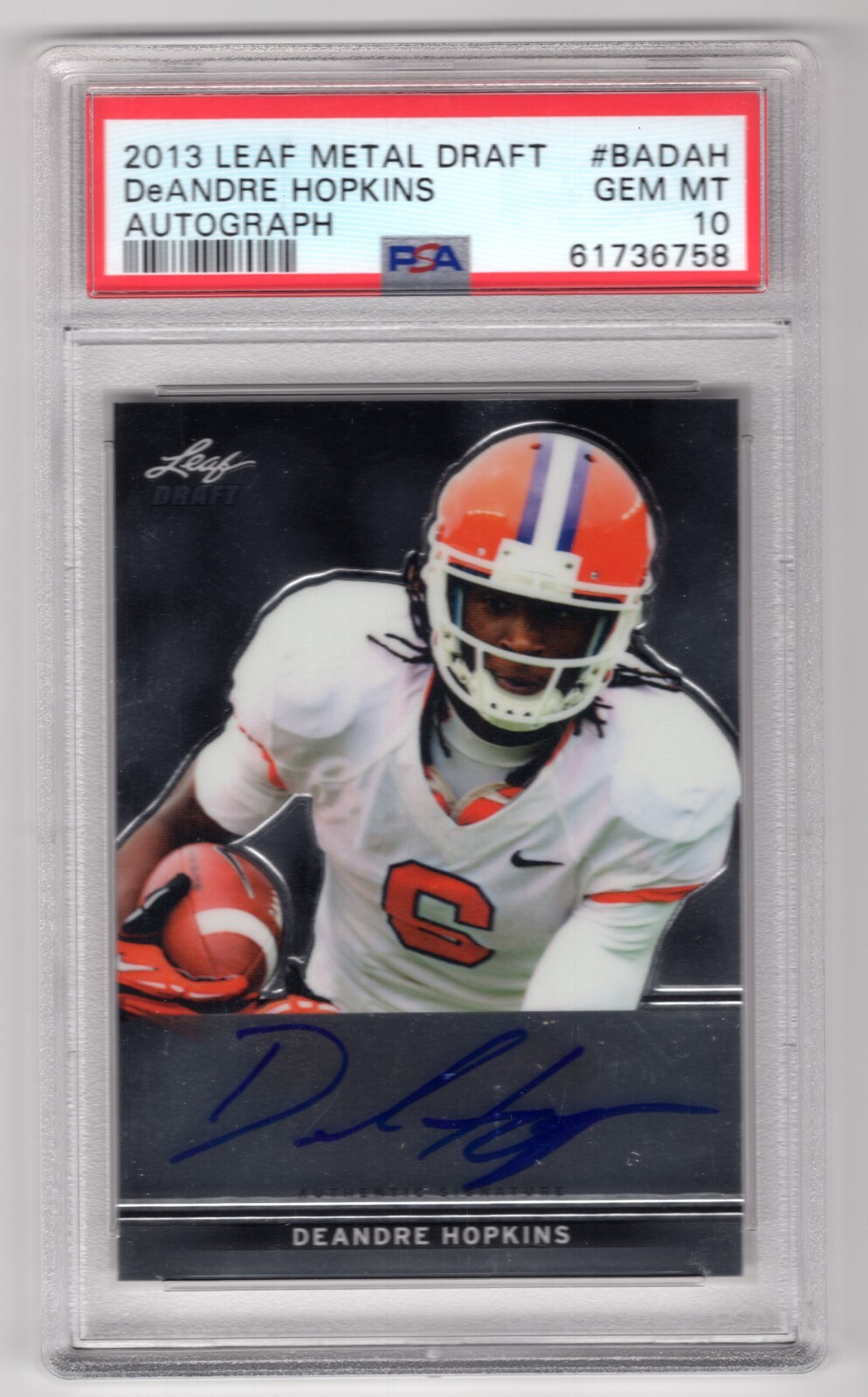 DeAndre Hopkins Autographed Memorabilia | Signed Photo, Jersey ...