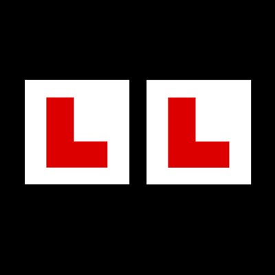 2x Learner Driver Stickers - DVLA Legal Size - L PLATE - Self Adhesive ...