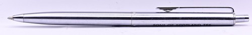 Paper Mate Powerpoint chrome ballpoint pen with Sons Of Scotland TFS ...