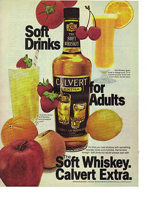 1978 Calvert Extra American Soft Whiskey Drinks for Adults Print Ad | eBay