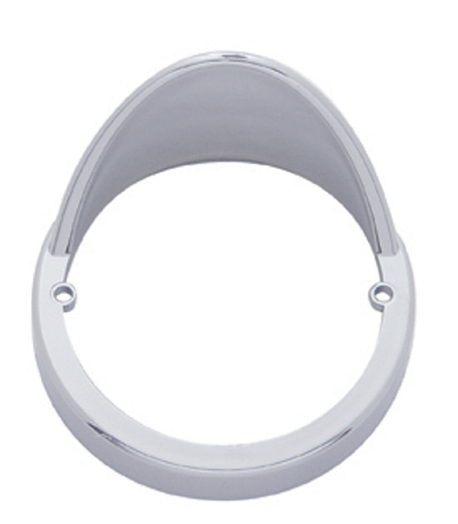 (5) Chrome Plastic Cab Light Bezels W/Visor for Watermelon, Beehive Lights | eBay