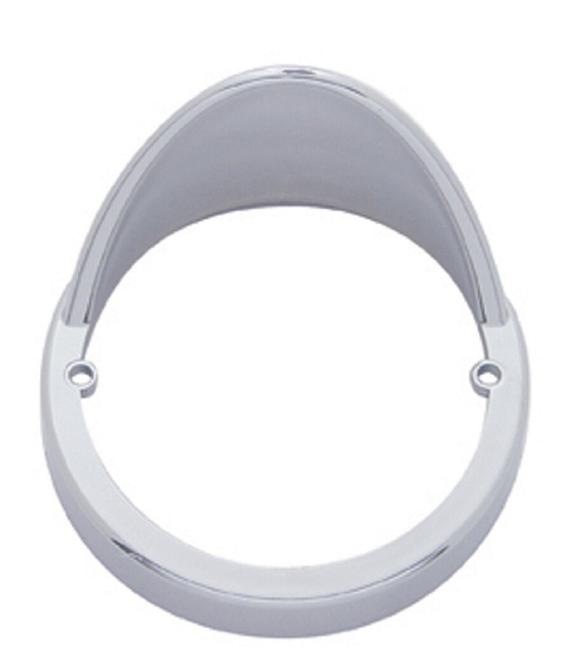 (5) Chrome Plastic Cab Light Bezels W/Visor for Watermelon, Beehive ...