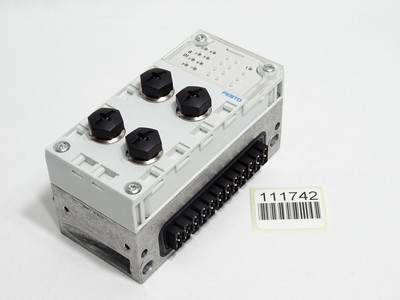 Festo Verkettungsblock CPX-M-GE-EV 550206 + 546997 CPX-AB-4-M12X2-5P ...