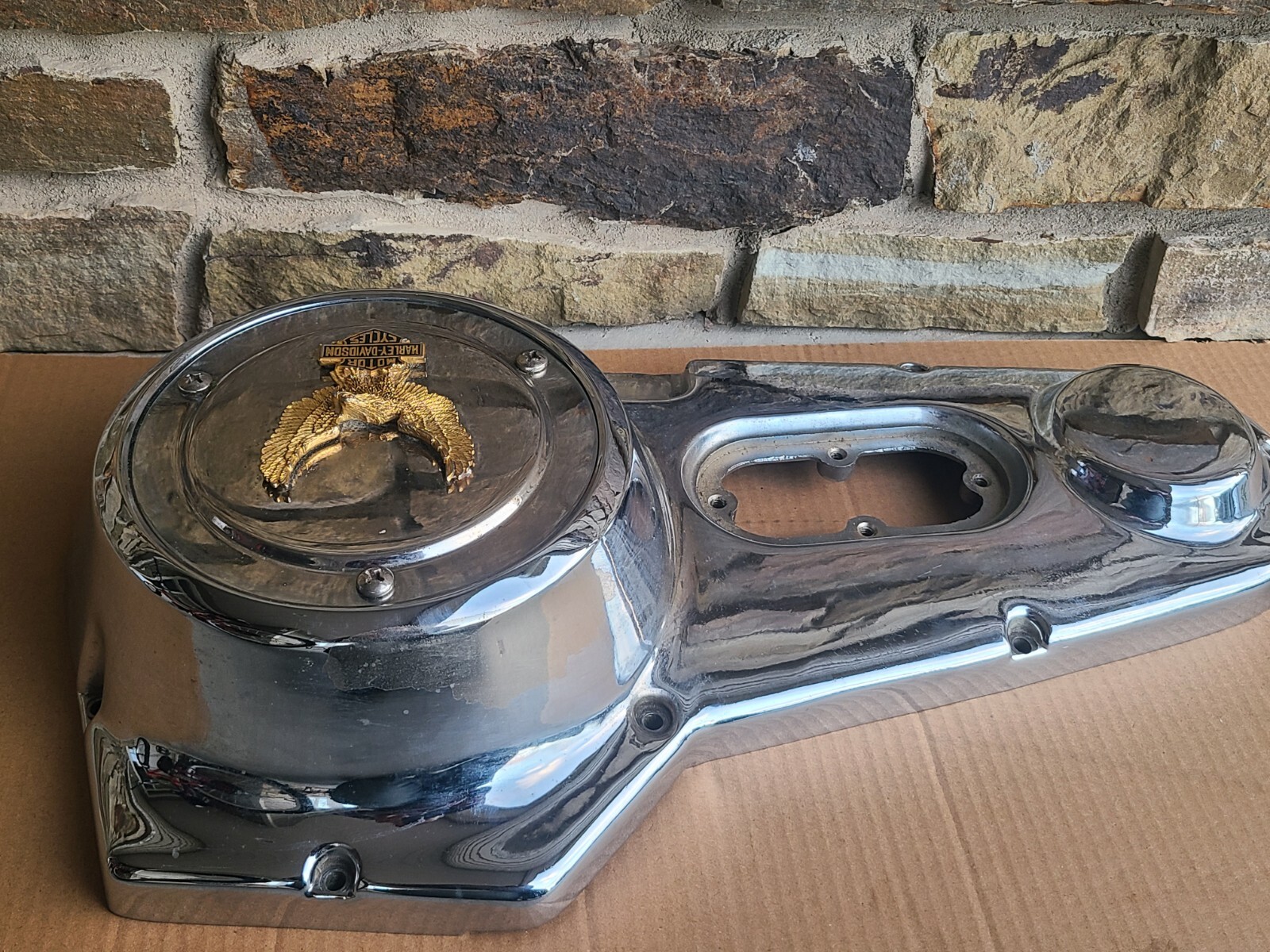 Harley Davidson Shovelhead Outer Primary Cover, 60506-77 FX | eBay
