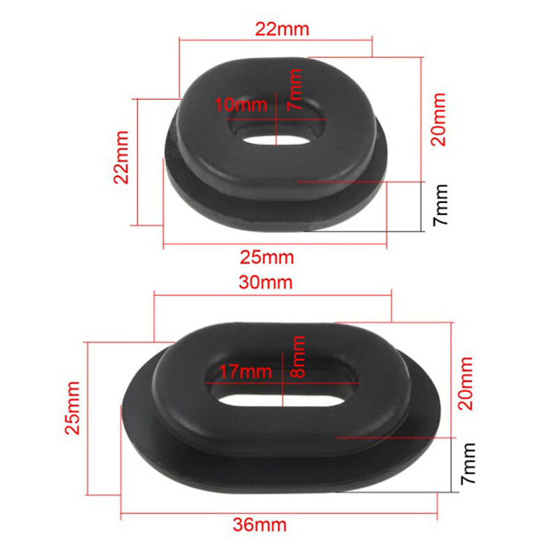 12pcs Motorcycle Body Side Cover Rubber Grommet Fairing Washer BolOY Sg ...