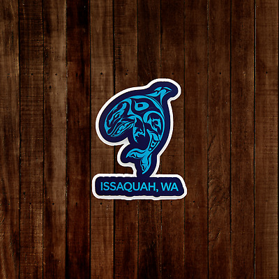 Issaquah WA Orca Sticker - Show Your Pacific Northwest Pride #2486 | eBay