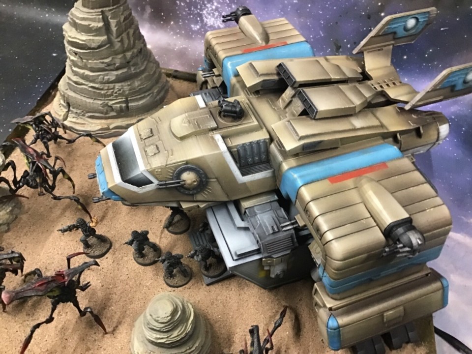 Sci Fi Aliens Starship Troopers Viking style dropship/Spaceship! 28mm ...