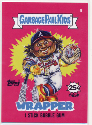 2023 Garbage Pail Kids GPK X MLB GROSS Wrapper 9 Ronald Acuna Jr | eBay