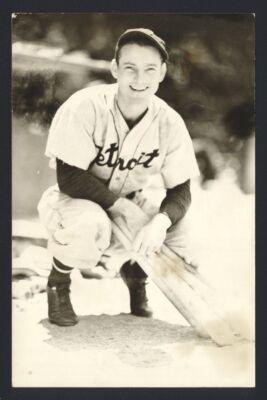 GEE WALKER Real Photo Postcard RPPC 1937 Detroit Tigers George Burke | eBay