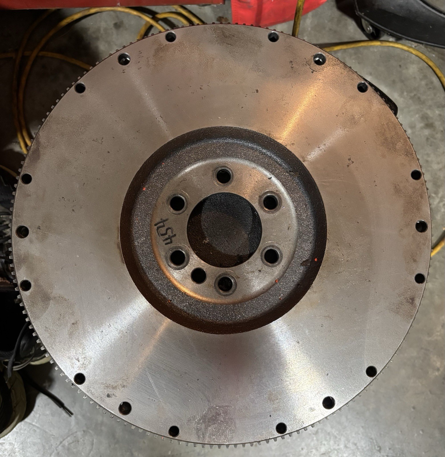 BBC SBC Chevy GM Flywheel 3973456N 11" Clutch, 14" 168 T Resurfaced No ...