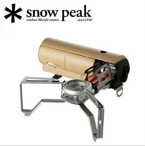 Snow Peak HOME & CAMP Burner GS-600KH Camping Butane Gas Stove Khaki ...