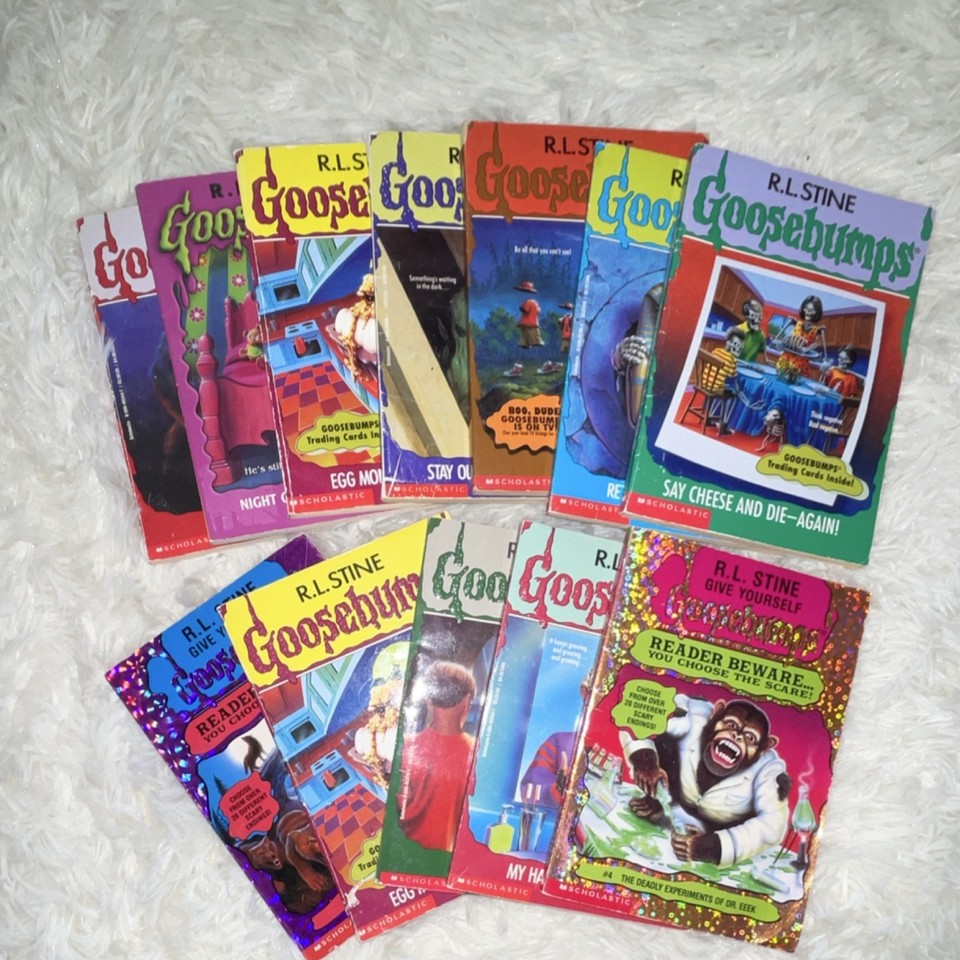 R.L. Stine Goosebumps Paperback Lot Scholastic 1990s Horror Ages 9-12 ...