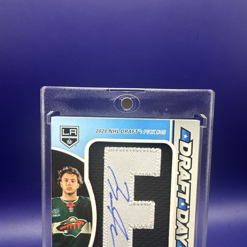 2023-24 SP Game Used Draft Day Marks #DDMBF Brock Faber RC AUTO /35 - E ...