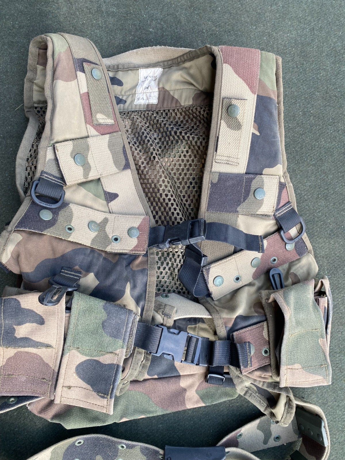 Original French Army Foreign Legion CCE Camouflage Webbing Combat ...