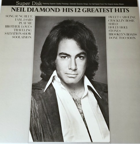 NEIL DIAMOND HALF SPEED MASTERED SUPER DISC LP DIRECT AUDIOPHILE VINYL ...