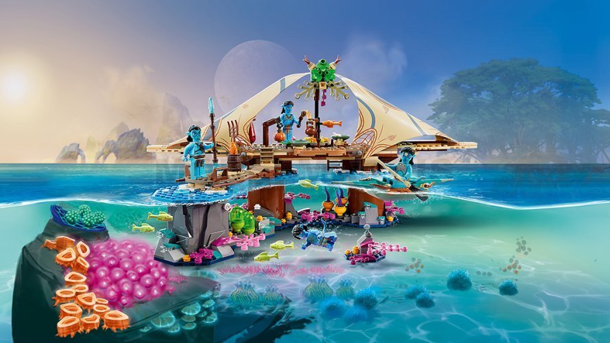 Lego 75578 Lego Avatar - The Coral House of Metkayina 5702017421902 ...