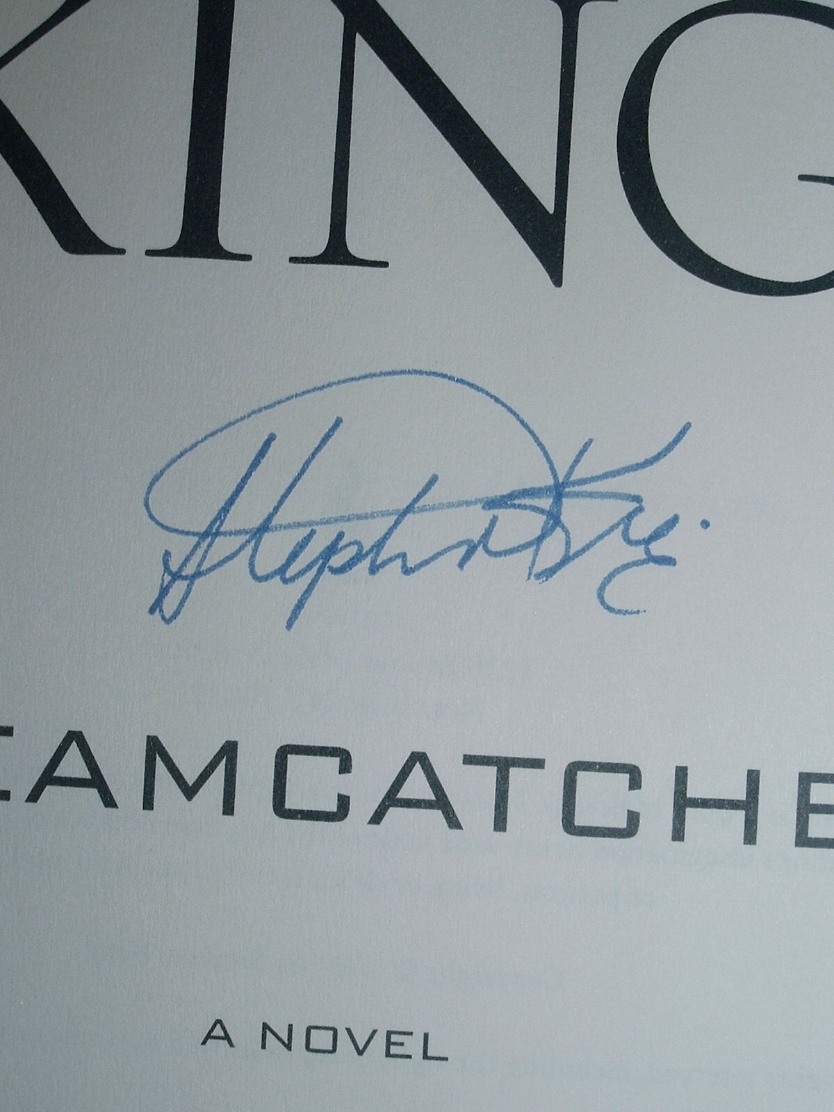 DREAMCATCHER by Stephen King Scribner Signed First Edition 2001 | eBay UK
