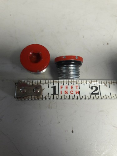 11 ~ Allen Head 1/2" Key Plug with Rubber Seal for Hydraulic ...